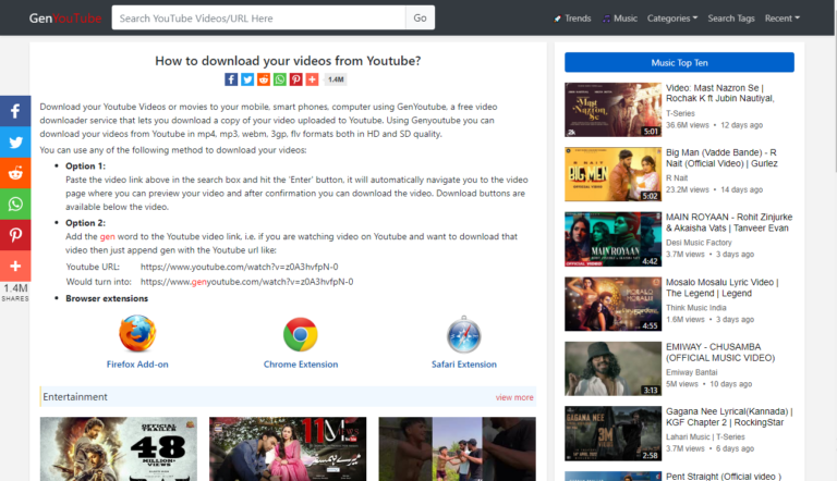 GenYouTube Download Photo, YouTube, Facebook Videos in 2025